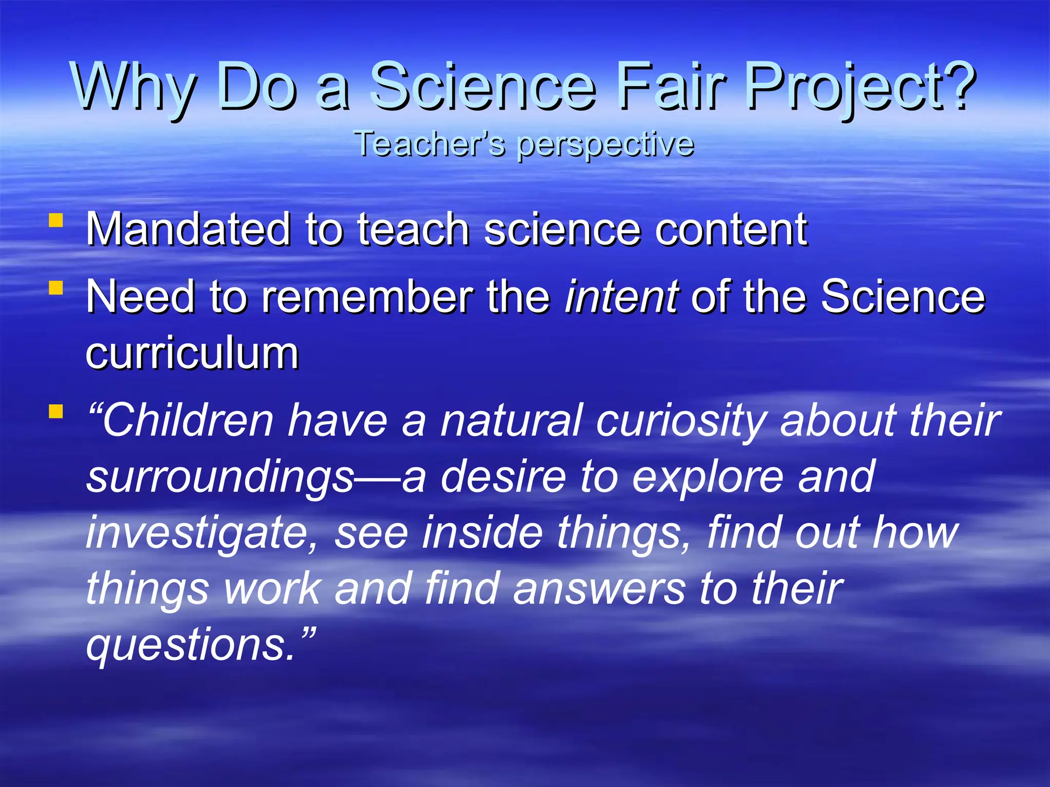 Steps_to_a_Successful_Science_Fair_Project | PPT
