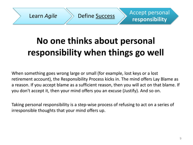 Steps to Becoming an Agile Individual | PPT