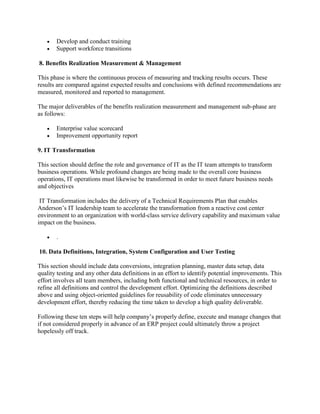 Steps to blueprint successful erp projects immortal | PDF