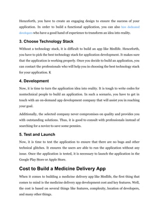 Steps to Build an App Like Medlife_ A Medicine Delivery App .pdf
