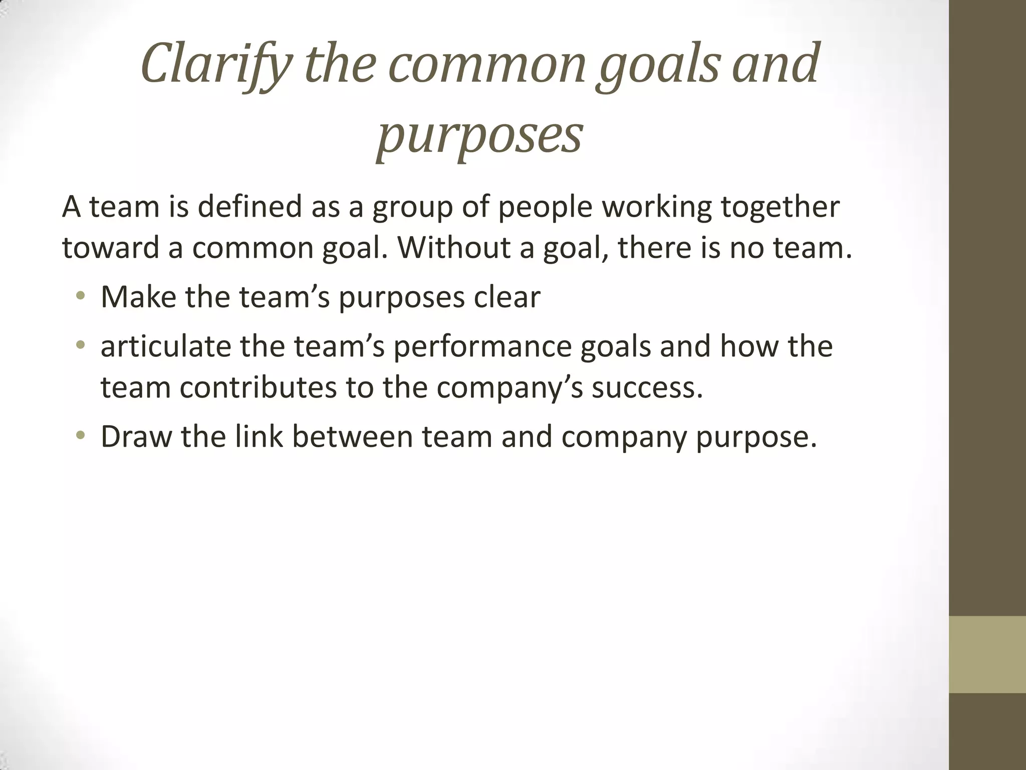 Steps to build an effective team | PPTX