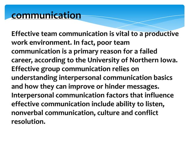 Steps to build an effective team | PPTX