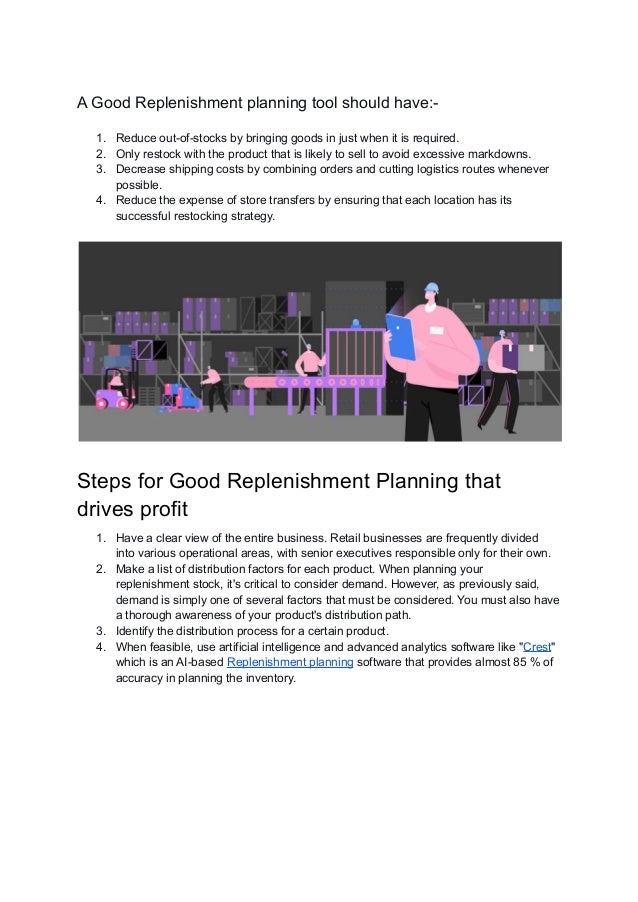 Steps to building a Successful Replenishment Planning that drives ...