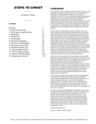 Steps to christ | PDF