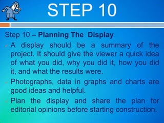 Steps To Conduct A Science Project | PPTX