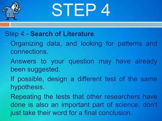 Steps To Conduct A Science Project | PPTX