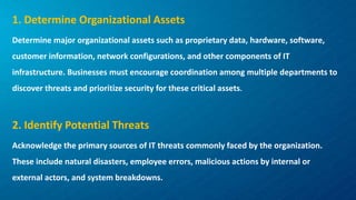 Steps to Consider When Conducting IT Risk Assessment | PPTX
