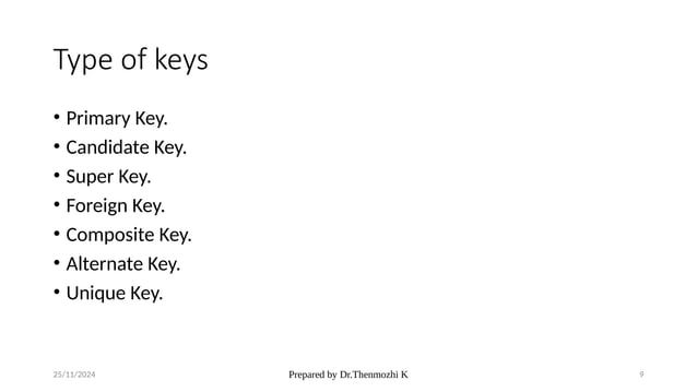 Steps to create an ER Diagram, ER model Keys.pptx