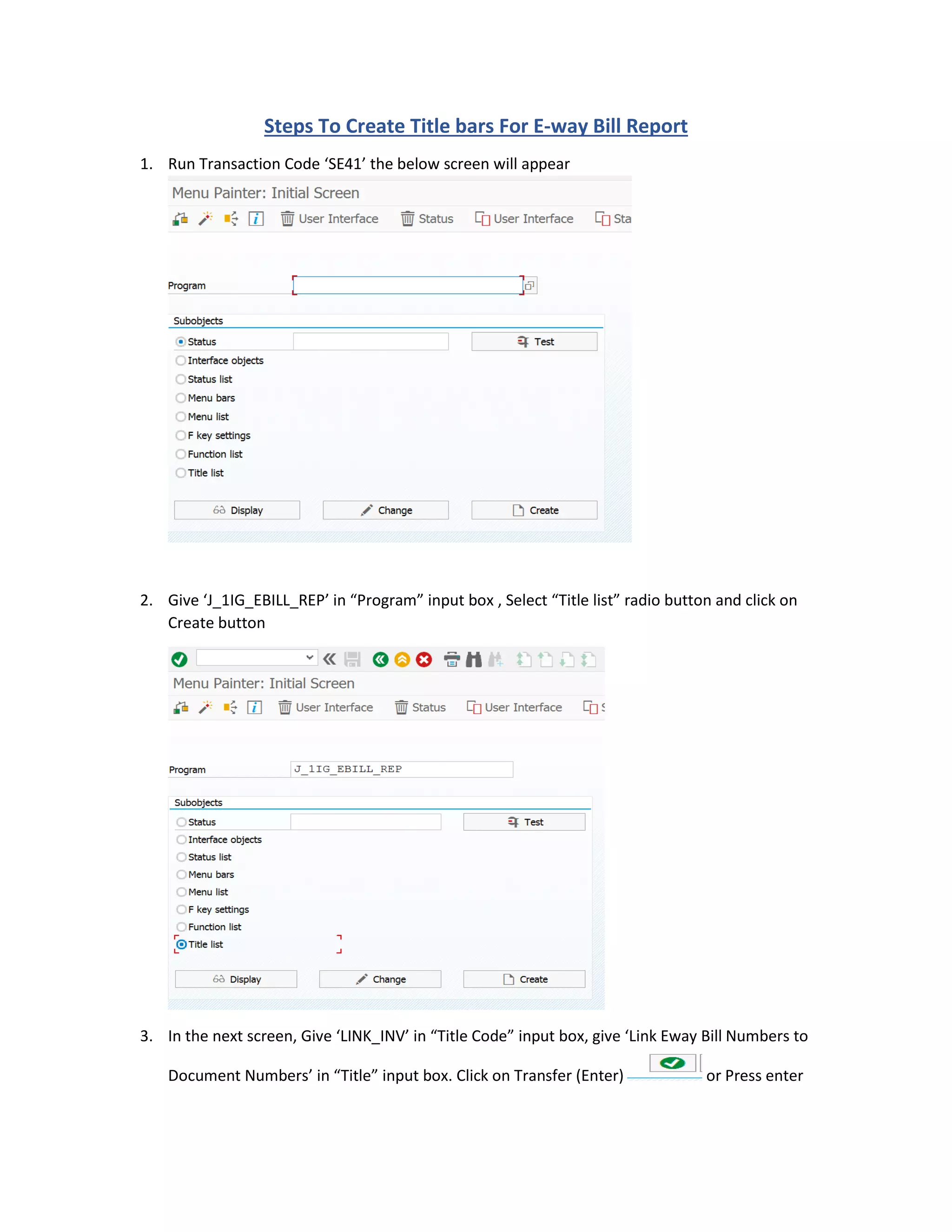 Steps to create_titlebars | PDF | Technology & Computing