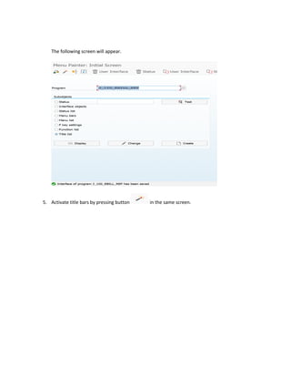 Steps to create_titlebars | PDF | Technology & Computing