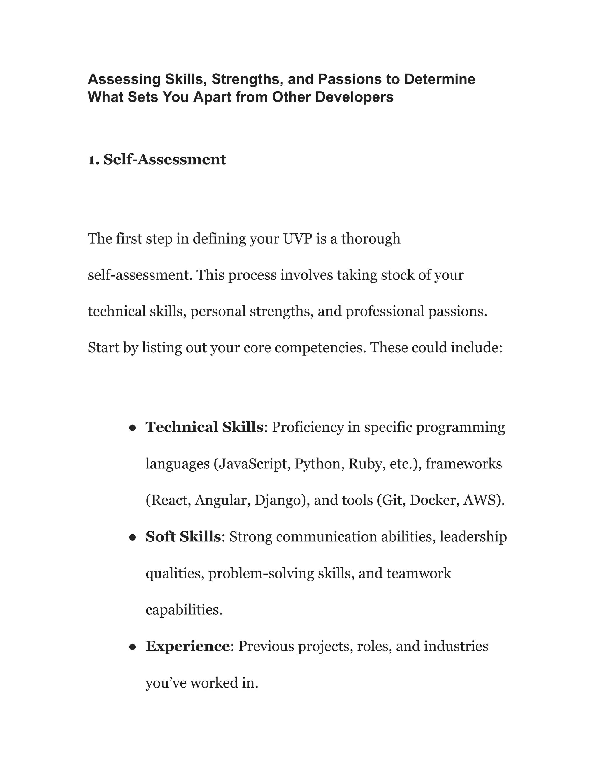 Steps to Define Your Unique Value Proposition (UVP) as a Developer.pdf