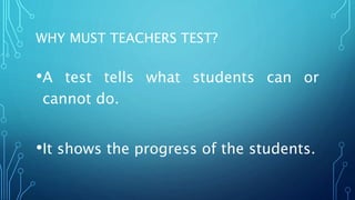 Steps to design a test | PPTX