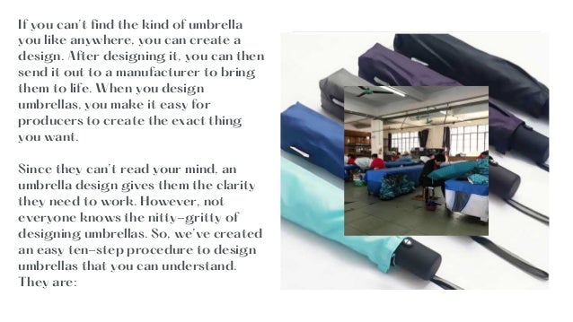 Steps to Design Umbrellas | PDF | Drawing and Sketching | Arts and Crafts