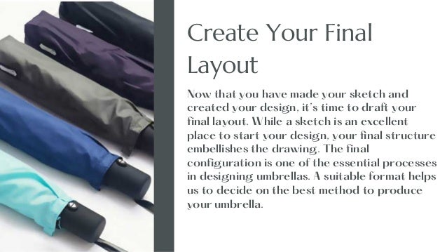 Steps to Design Umbrellas | PDF | Drawing and Sketching | Arts and Crafts