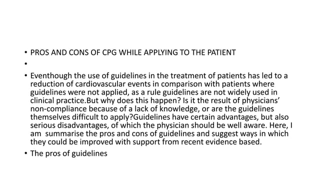 Steps to develop clinical practice guidelines.pptx | Physical Therapy | Wellness