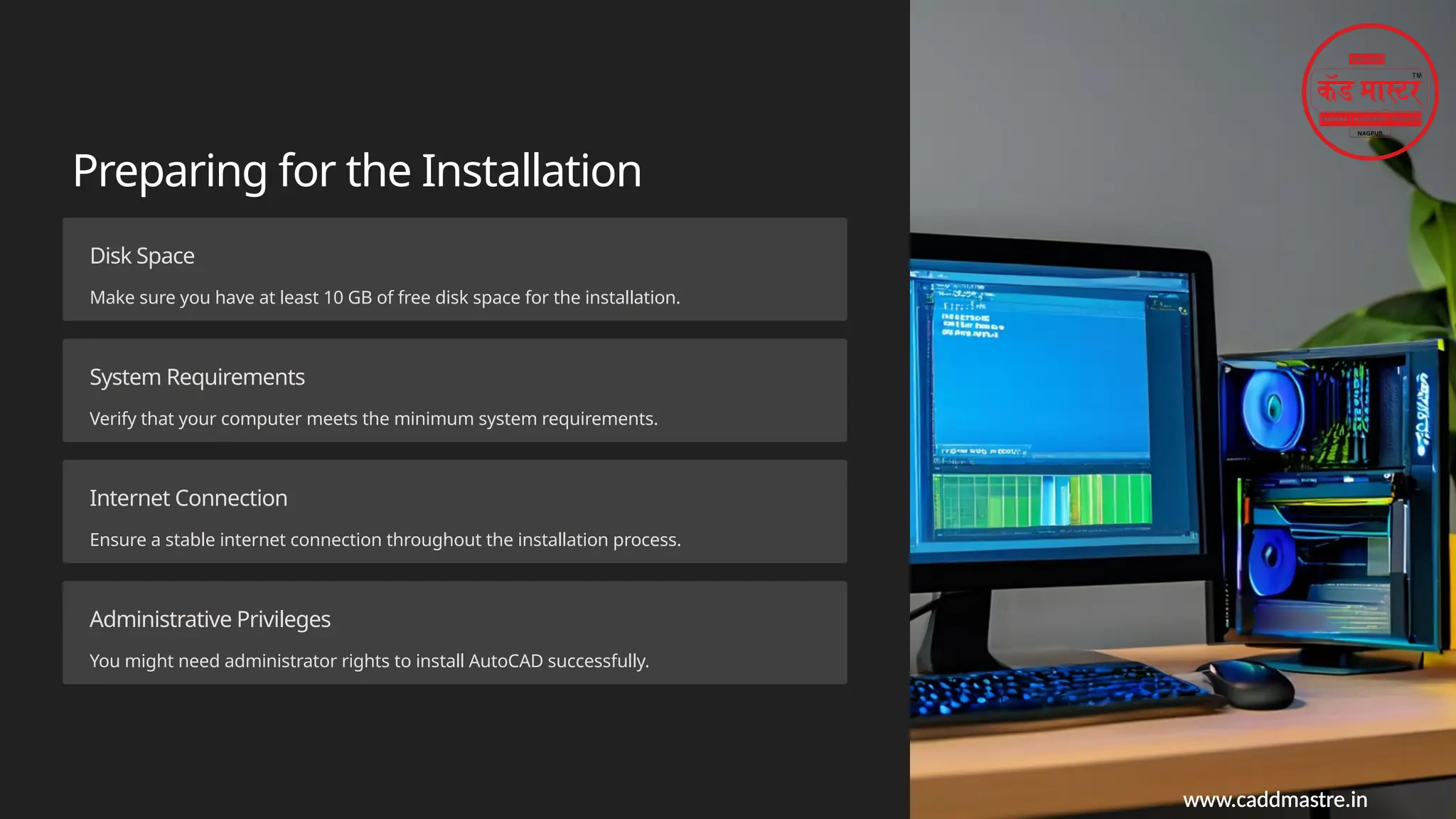 Steps to download & Install AutoCAD by CADD Mastre.pptx