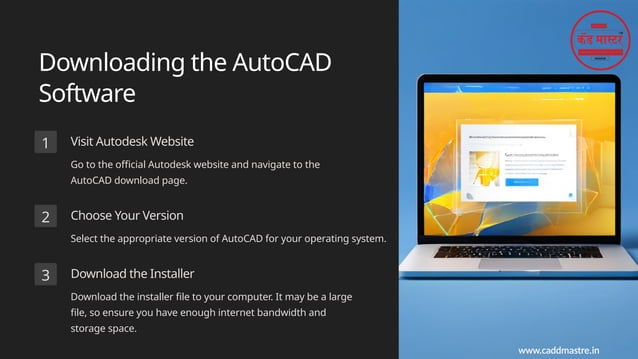 Steps to download & Install AutoCAD by CADD Mastre.pptx