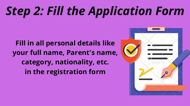 Steps to fill nata application form | PPT