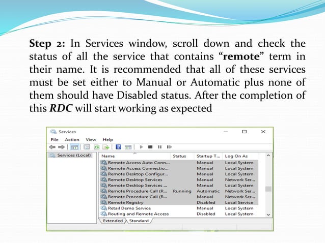 Steps To Fix Remote Desktop Connection Has Stopped Working In Windows 10 Ppt