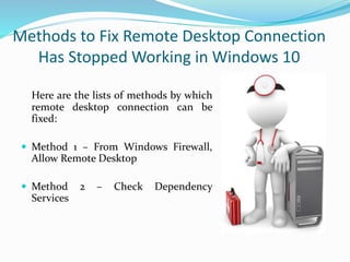 How To Fix Remote Desktop Connection – LTAX