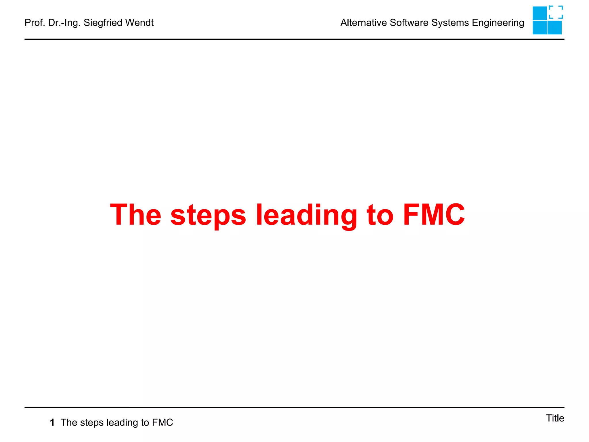 Steps to FMC | PPT
