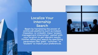 Steps to Get an Internship in Project Management.pptx