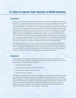 Dr Dev Kambhampati | DOE- Steps to Improve Cybersecurity of SCADA Networks | PDF