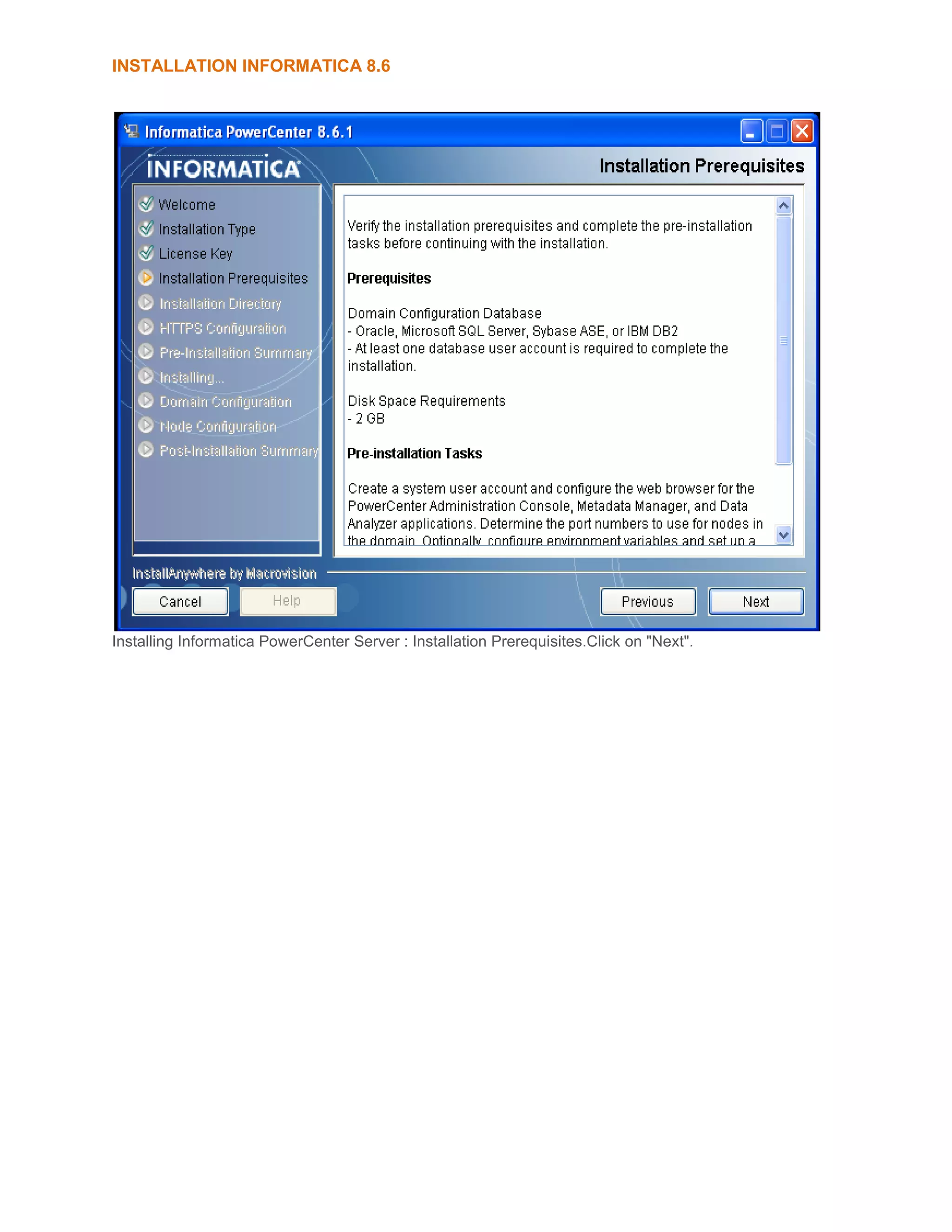 Steps to install informatica | DOCX | Operating Systems | Computer ...