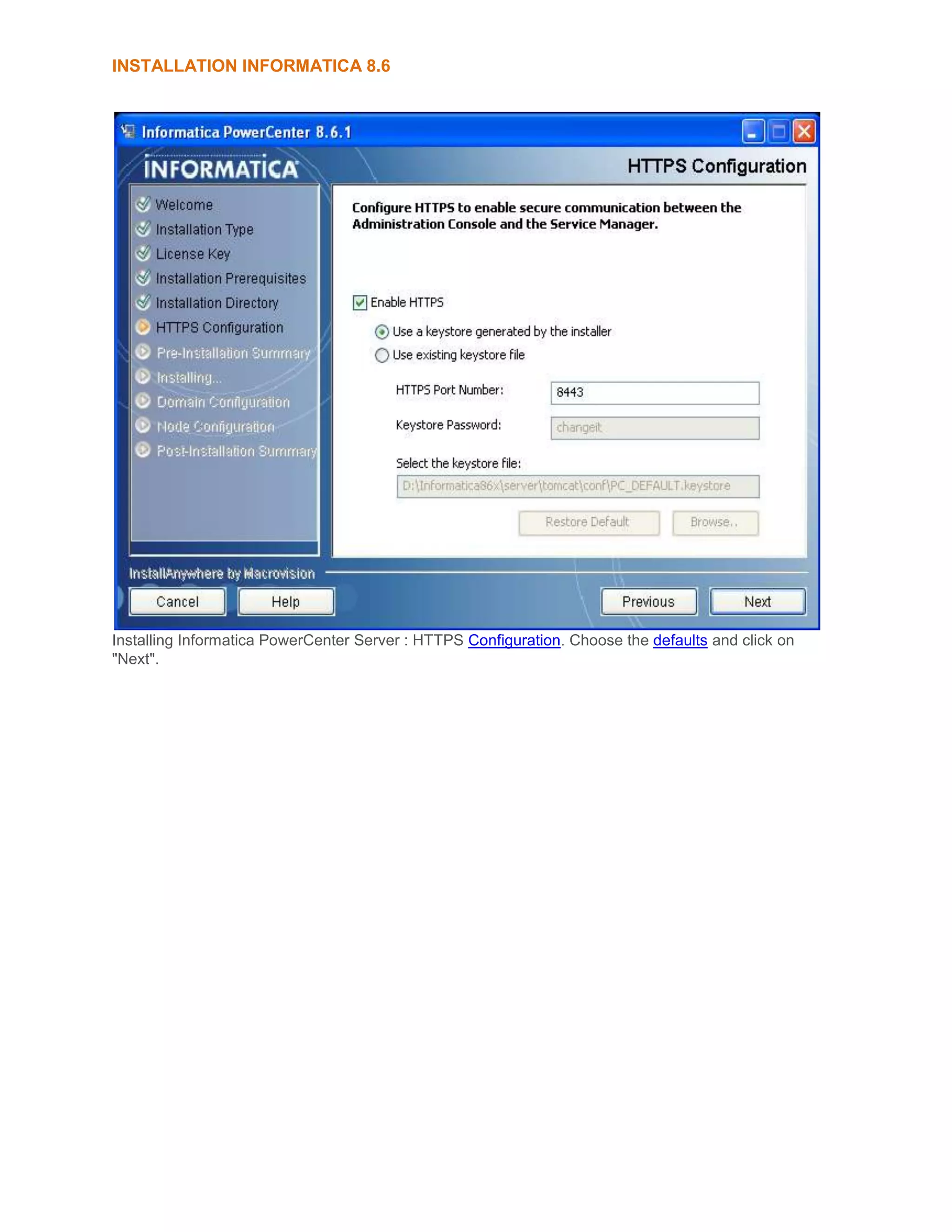 Steps to install informatica | DOCX | Operating Systems | Computer ...