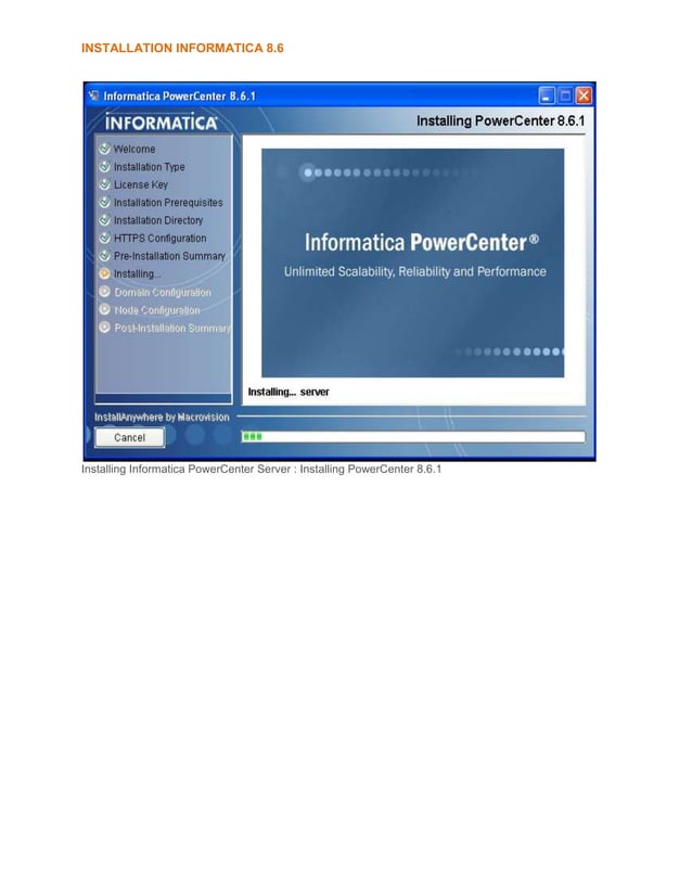 Steps to install informatica | PDF