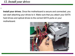 Steps to install motherboard | PPT