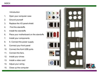 Steps to install motherboard | PPT