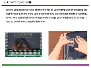 Steps to install motherboard | PPT