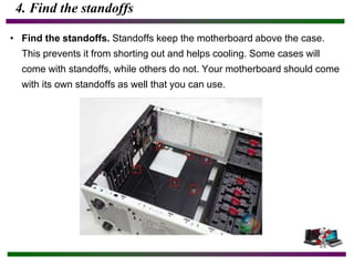 Steps to install motherboard | PPT