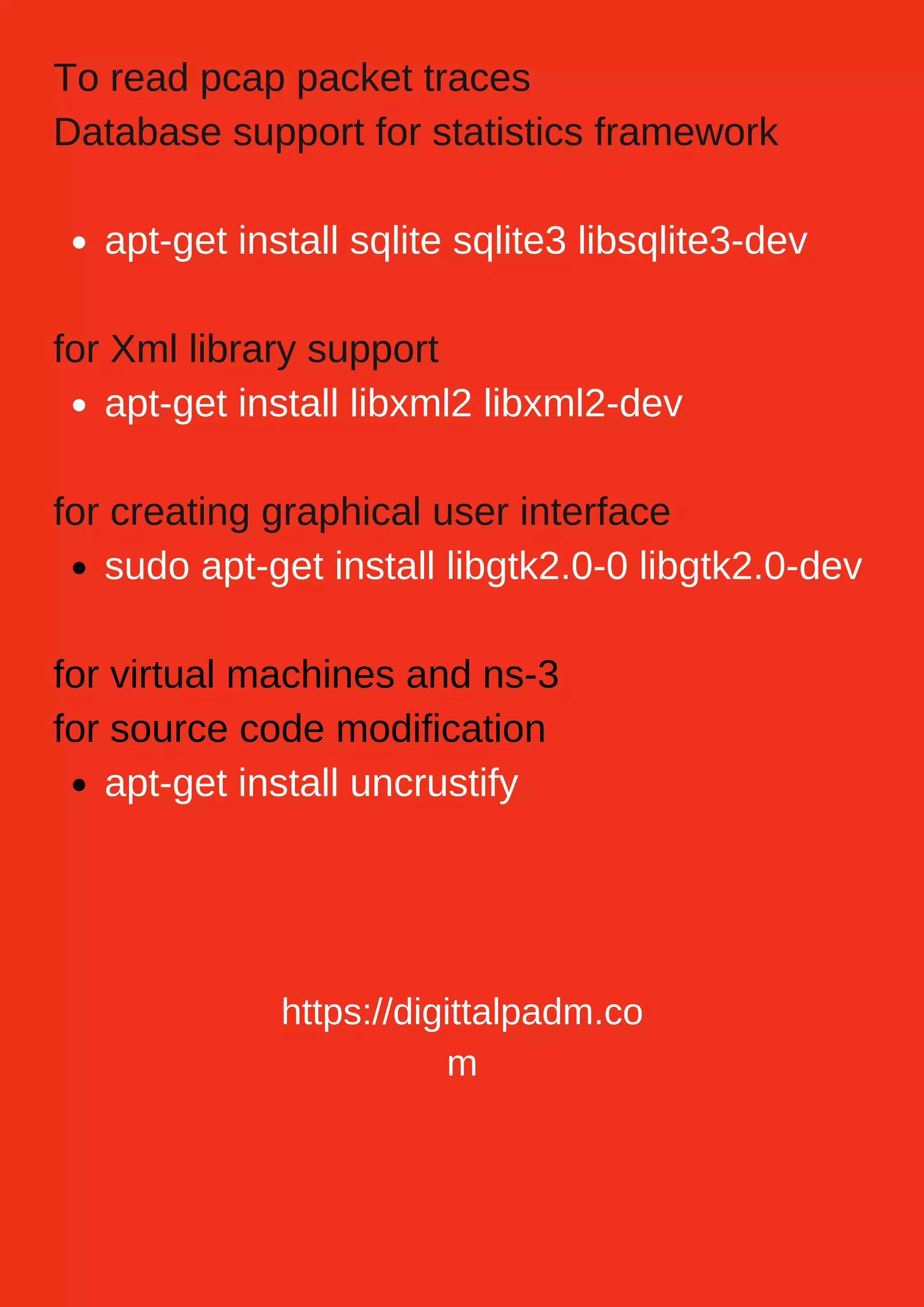 Steps to install ns3 | PDF