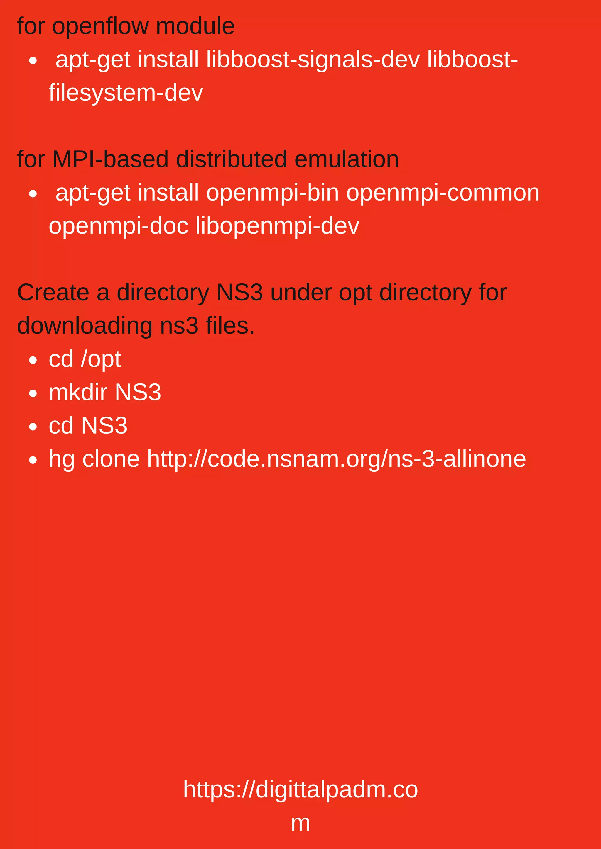 Steps to install ns3 | PDF