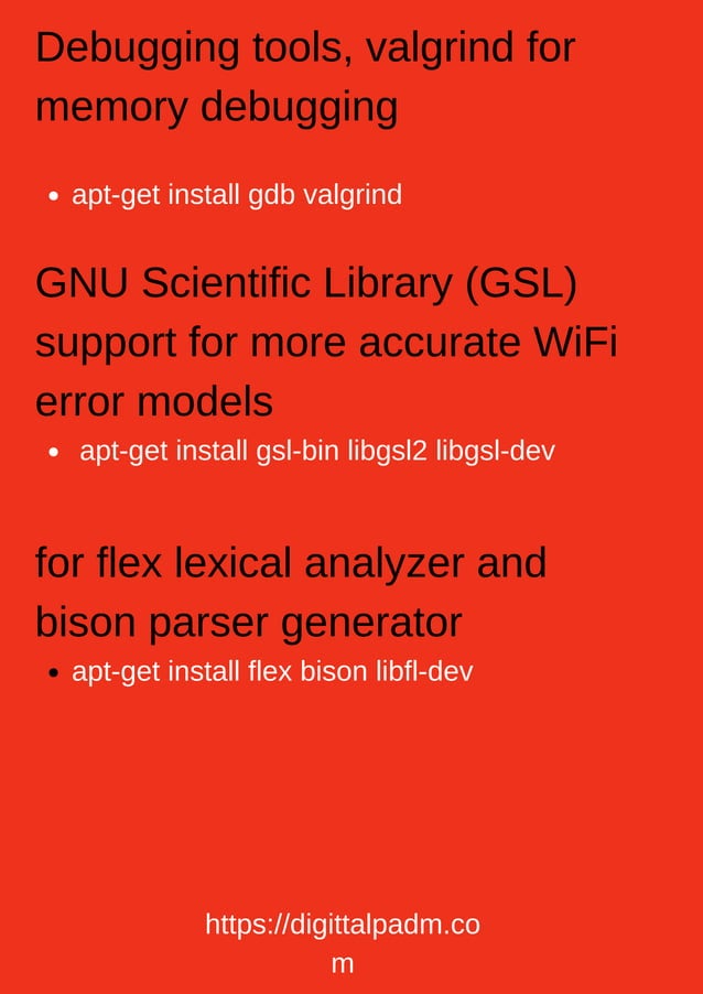 Steps to install ns3 | PDF