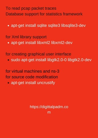 Steps to install ns3 | PDF
