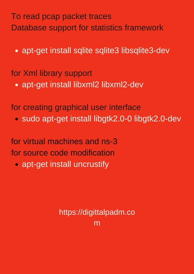 Steps to install ns3 | PDF