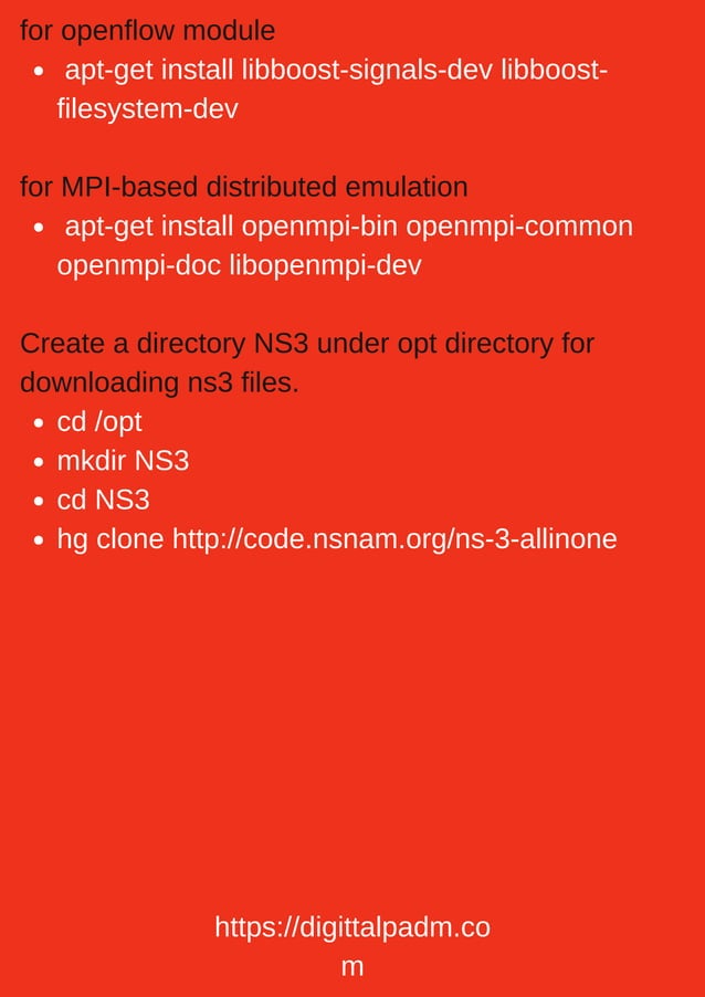 Steps to install ns3 | PDF