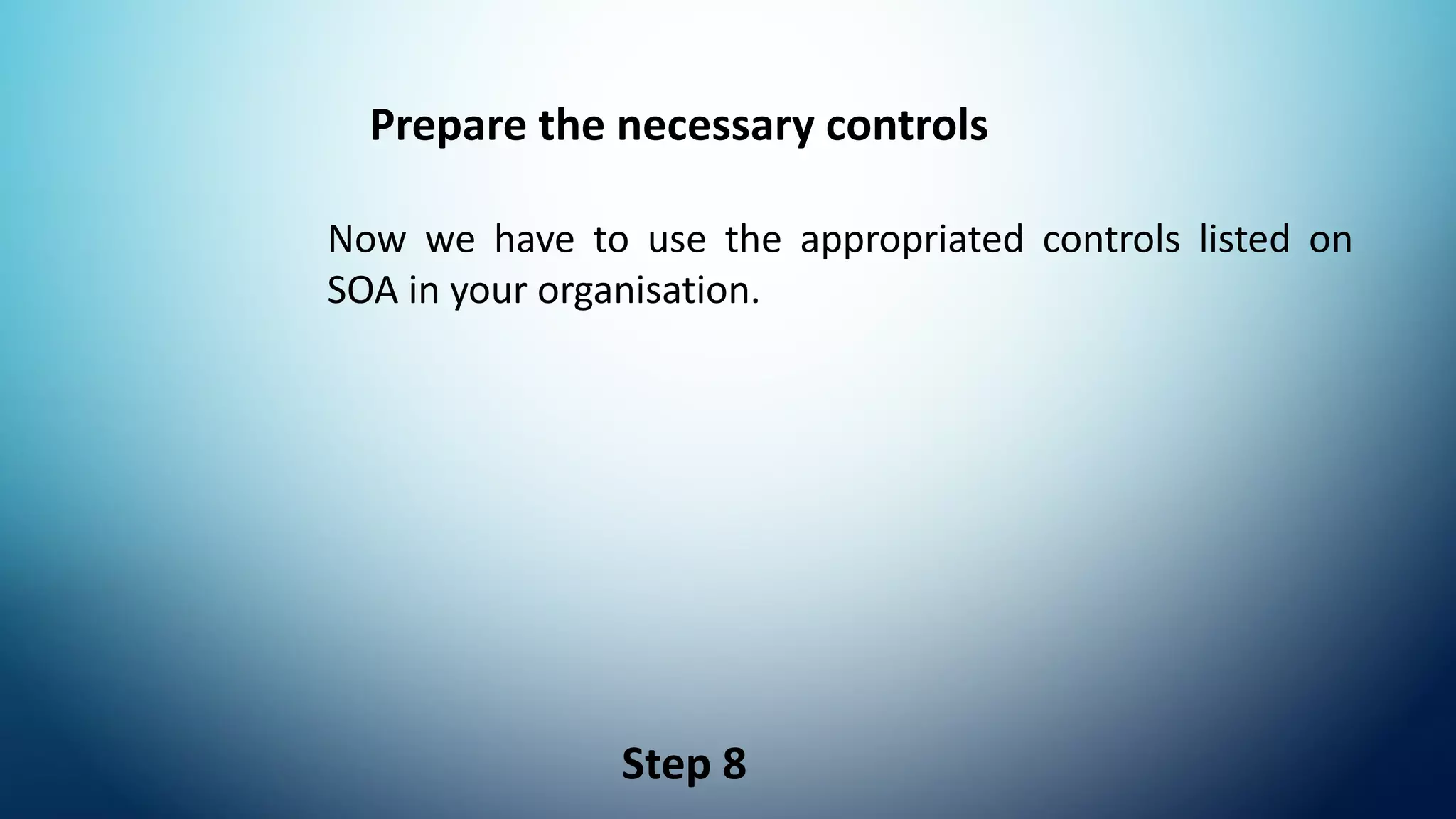 Steps to iso 27001 implementation | PDF