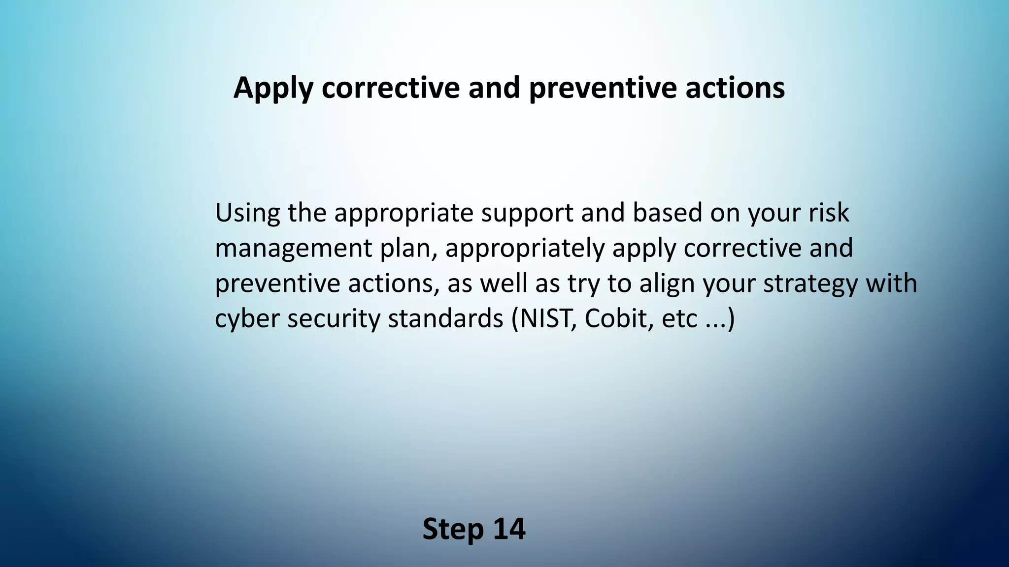 Steps to iso 27001 implementation | PDF