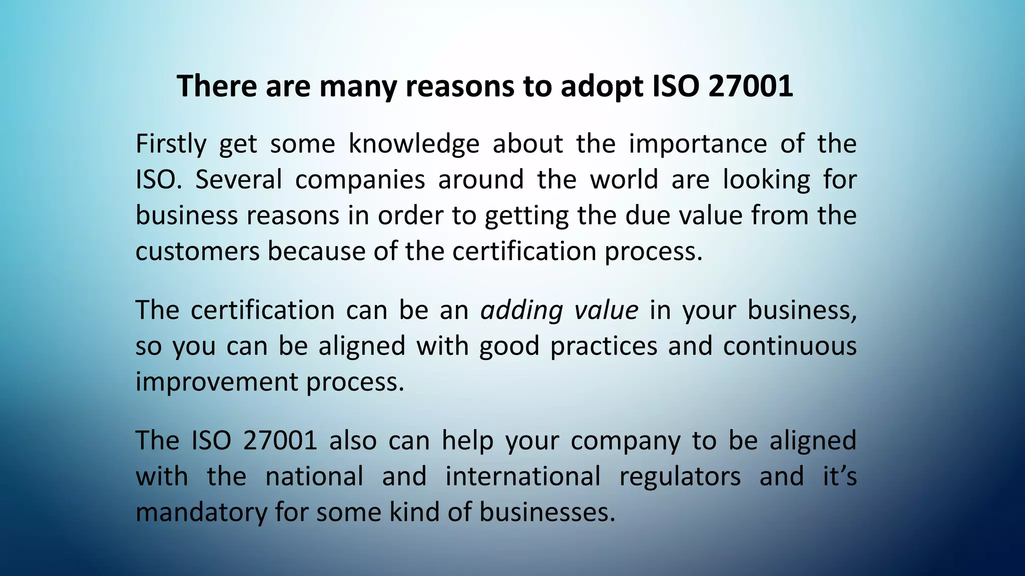 Steps to iso 27001 implementation | PDF