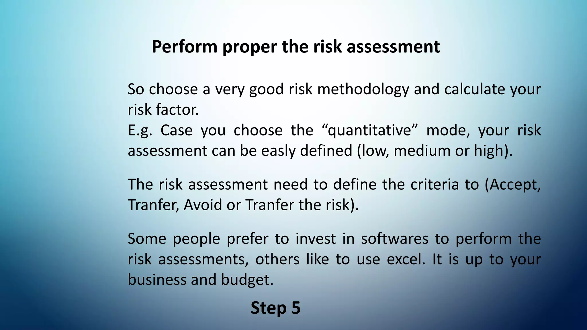 Steps to iso 27001 implementation | PDF