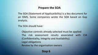 Steps to iso 27001 implementation | PDF