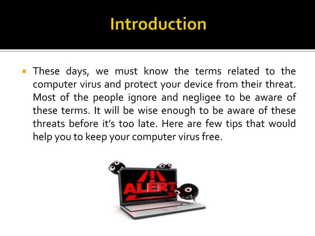 Anthony Merseal - Steps to Keep Your Computer Virus Free | PPT