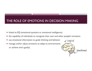 Steps to logical decision making: An introduction to a systematic ...