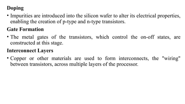 Steps to make processor.pptuthiufviugd4yibvuhujh | PPT Steps to make processor.pptuthiufviugd4yibvuhujh | PPT