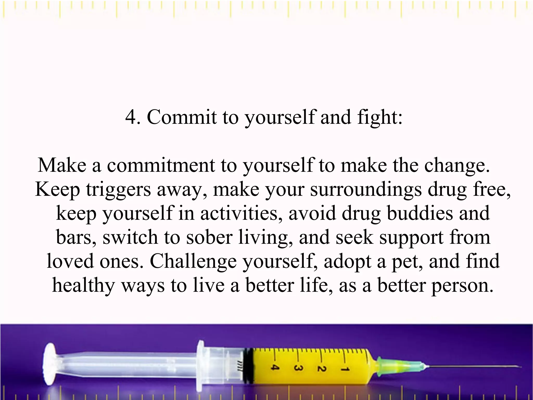 Steps to overcome drug addiction | PPT