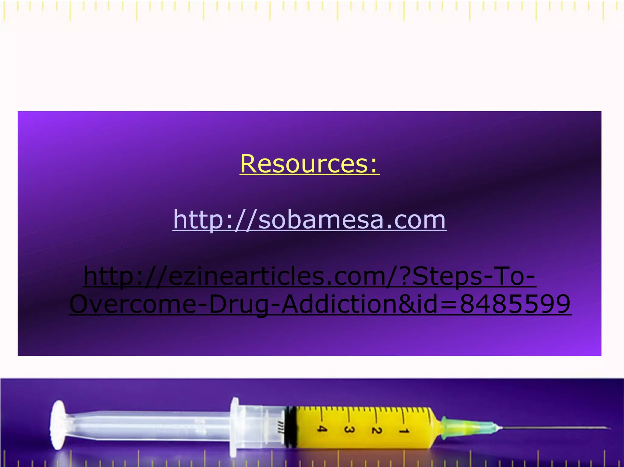 Steps to overcome drug addiction | PPT